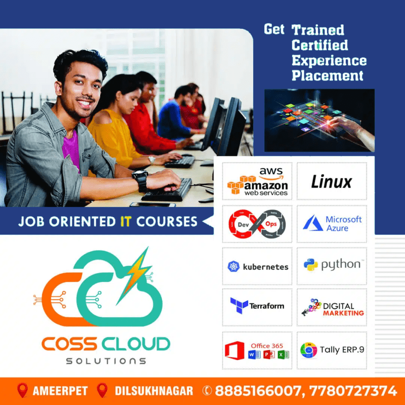 Job Oriented Software Training in Hyderabad - Coss Cloud Solutions